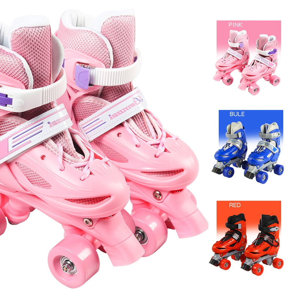 Skating Shoes,Breathable Kids Roller Stable Adjustable Szie Roller ...