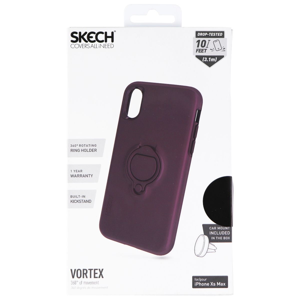 Skech Vortex Phone Case for Apple iPhone XS Max - Sangria - Walmart.com