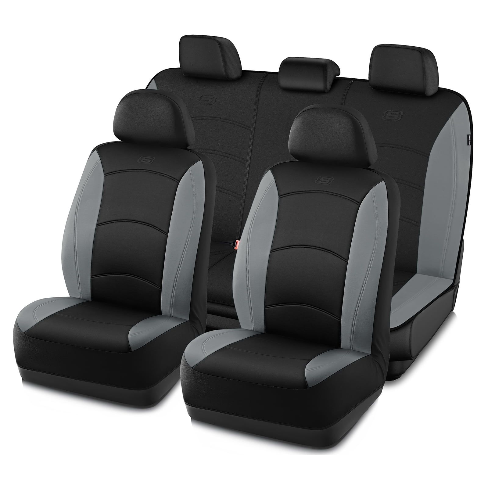 Skechers Lycra Memory Foam Car Seat Covers,Soft,Comfortable,Universal ...