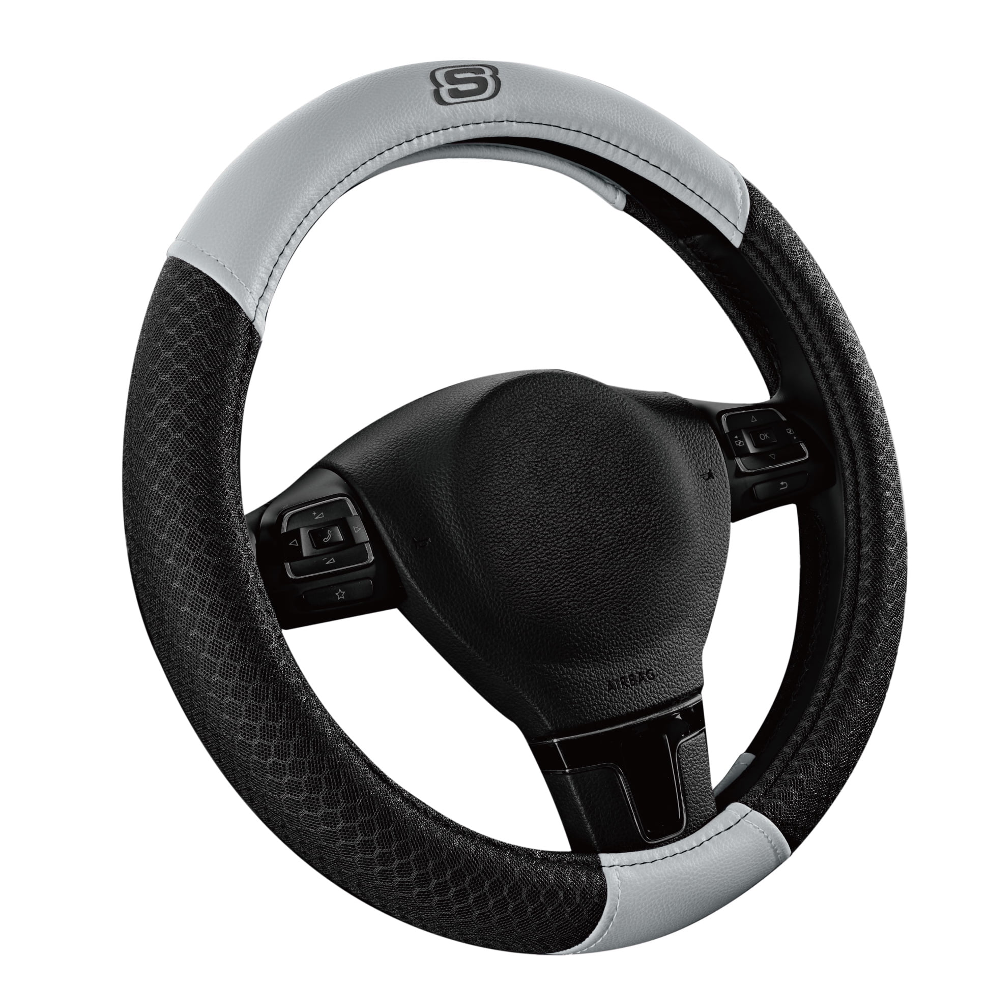 Skechers Air Cooled Memory Foam Steering Wheel Cover, Universal Fit ...