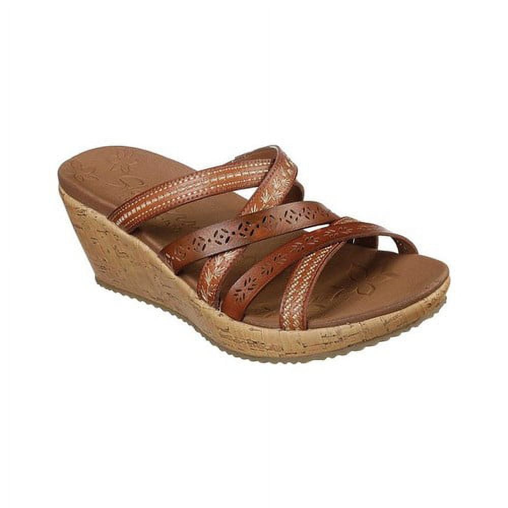 Skechers Beverlee Tiger Posse Slide Wedge Sandal (Women's) - Walmart.com