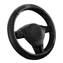 FH Group Genuine Leather Lace-Up Steering Wheel Cover - Orange ...