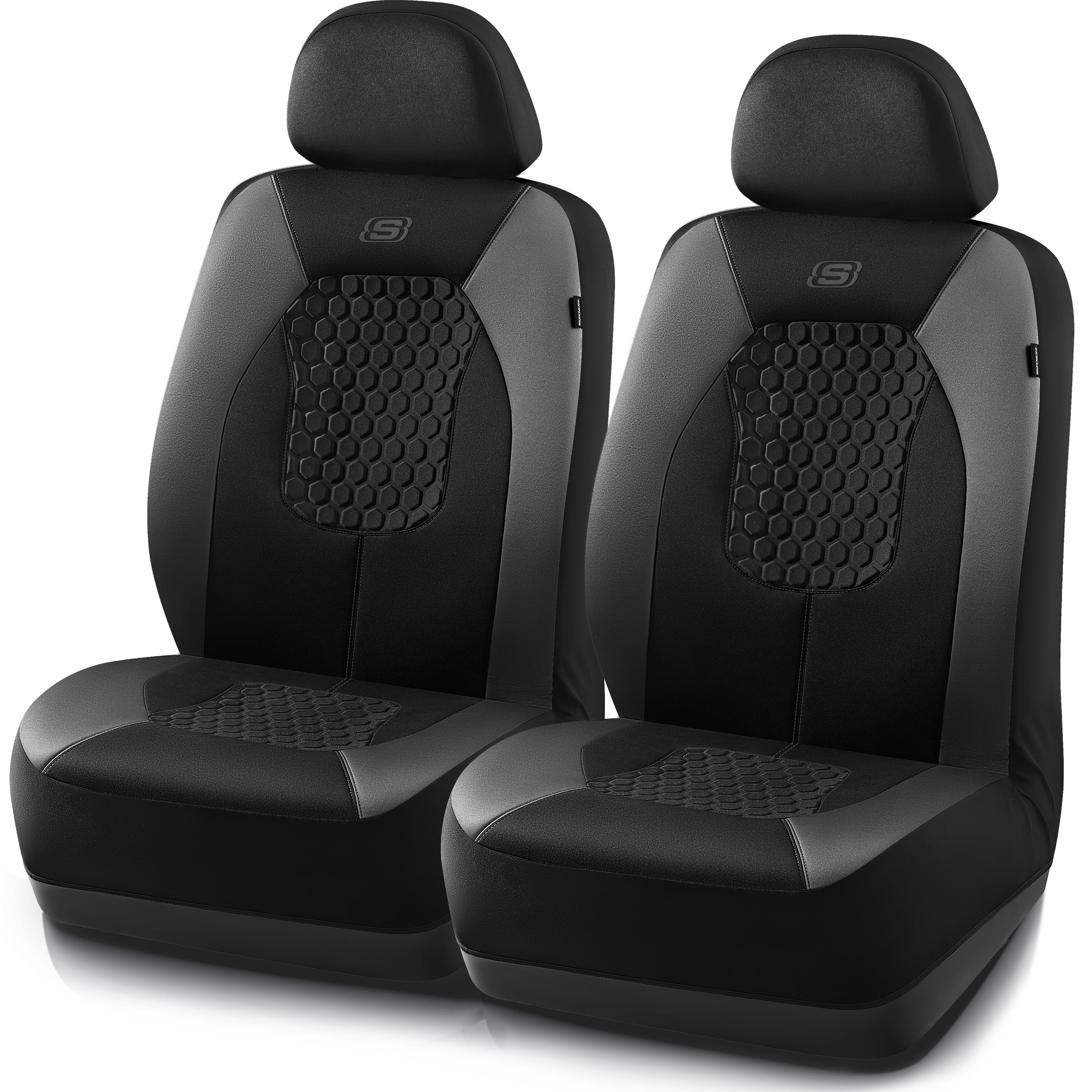 Skechers Gel-Infused Car Seat Covers, Universal Fit, Breathable Fabric ...