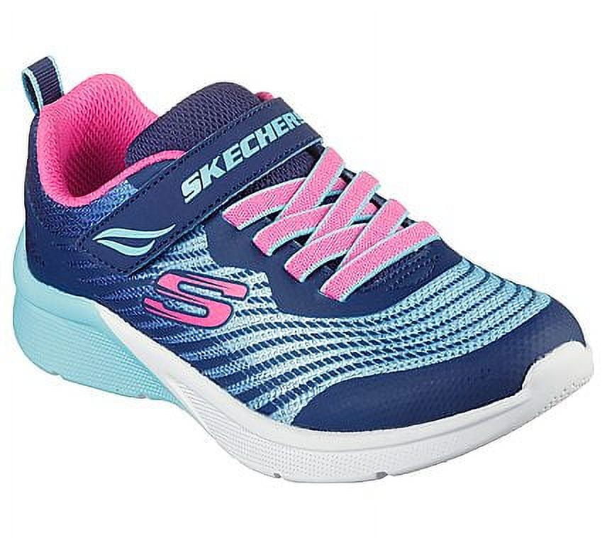 Skechers Girls Athletic Shoes Slip-On Racer Sneakers, Iridescent/Multi ...