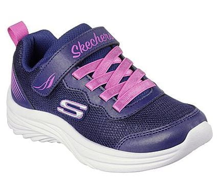 Skechers Girls Athletic Sneaker - Navy, Periwinkle Big Kid - Walmart.com