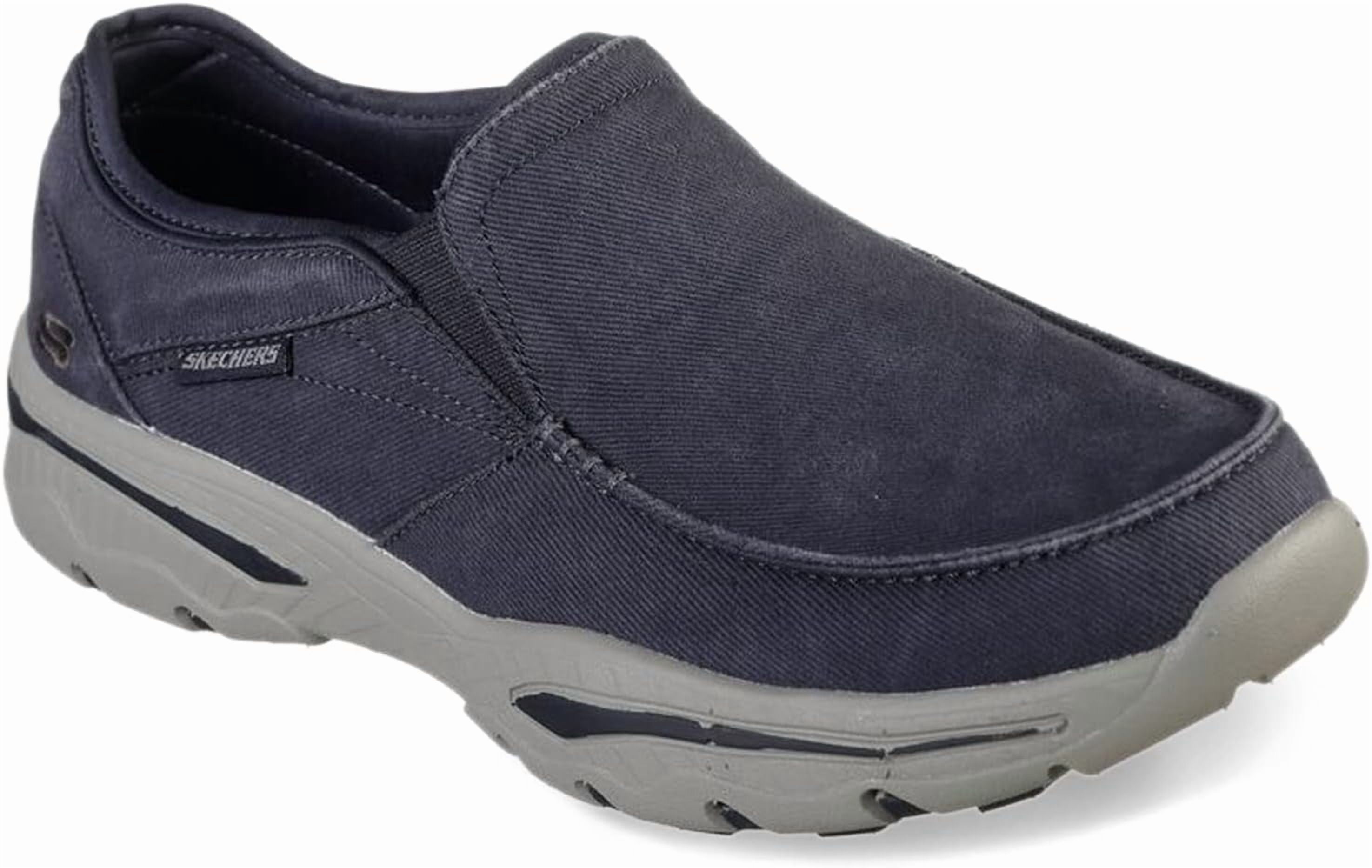 Skechers Men's Creston Moseco Casual Life Style Slip On Loafer, Navy, 9 ...