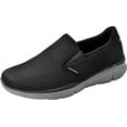 Skechers Men's Equalizer Double Play, Slip-On Loafer, Black/Charcoal ...