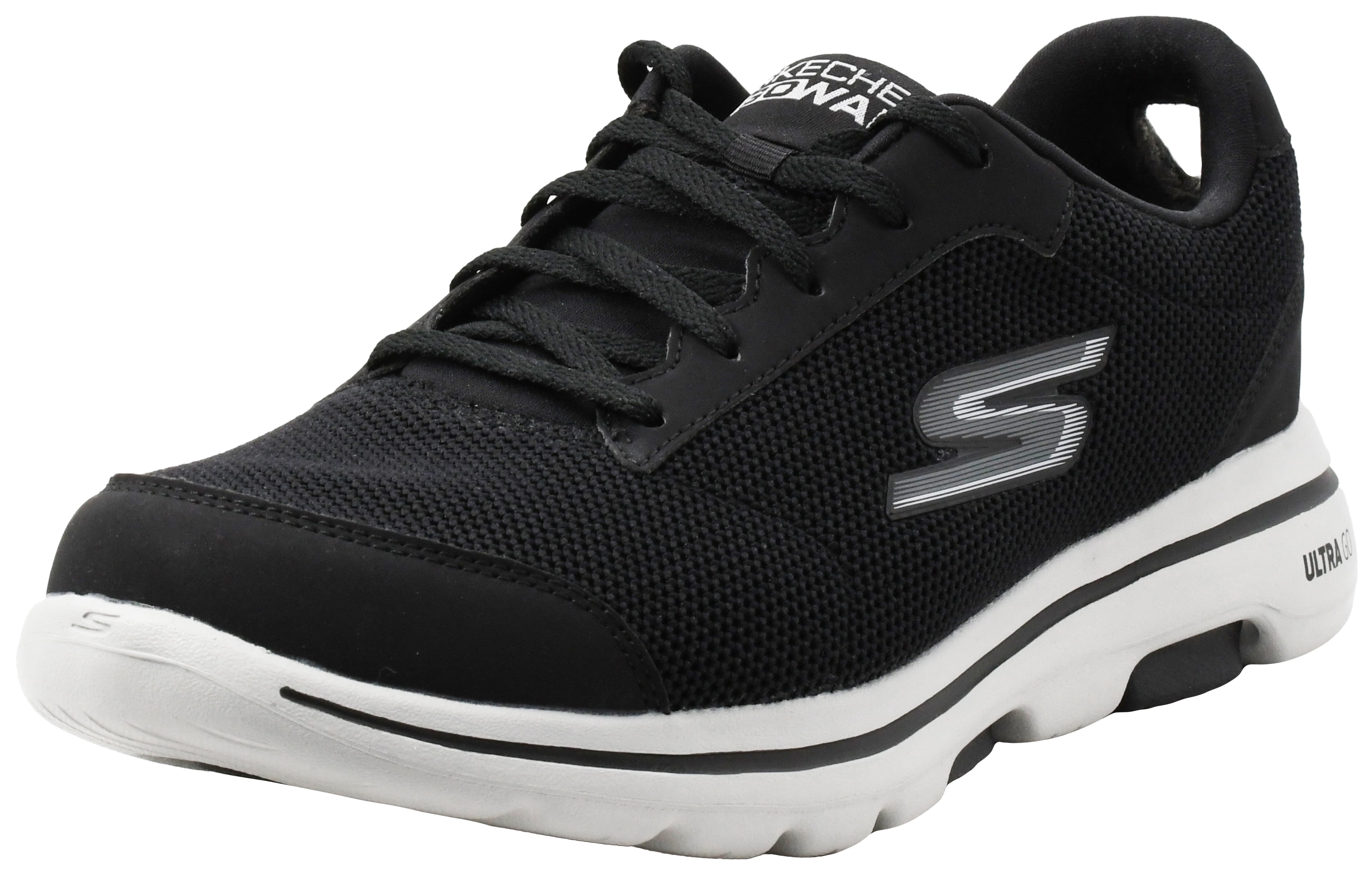 Skechers Men's Go Walk 5 - Demitasse Lace Up Walking Shoe - Walmart.com