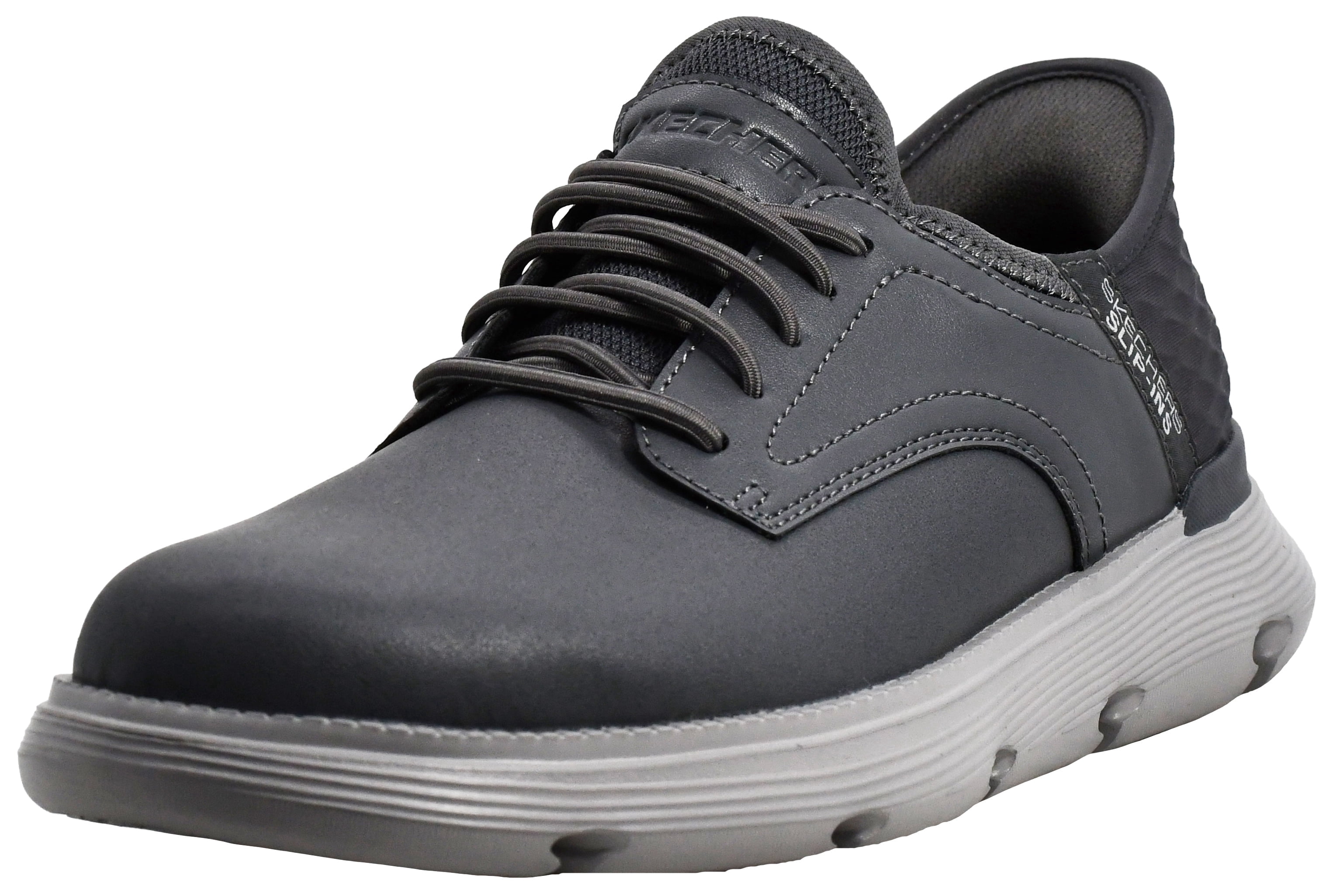 Skechers, Slip On Shoes, Garza Gervin, Leather Upper Men‚Äôs Casual ...