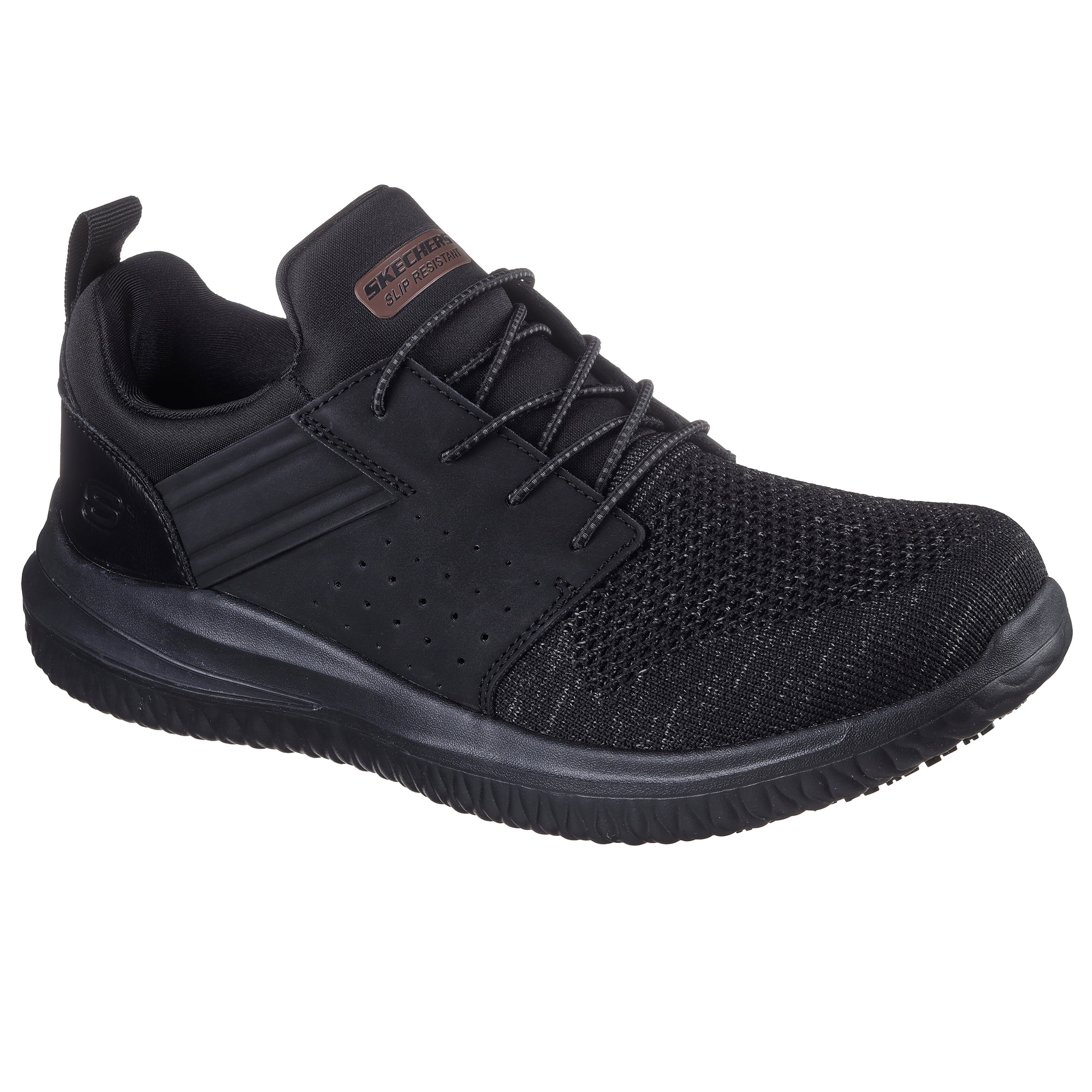 Skechers Work Men's Delson 3.0 Oteron Slip Resistant Bungee Slip On ...