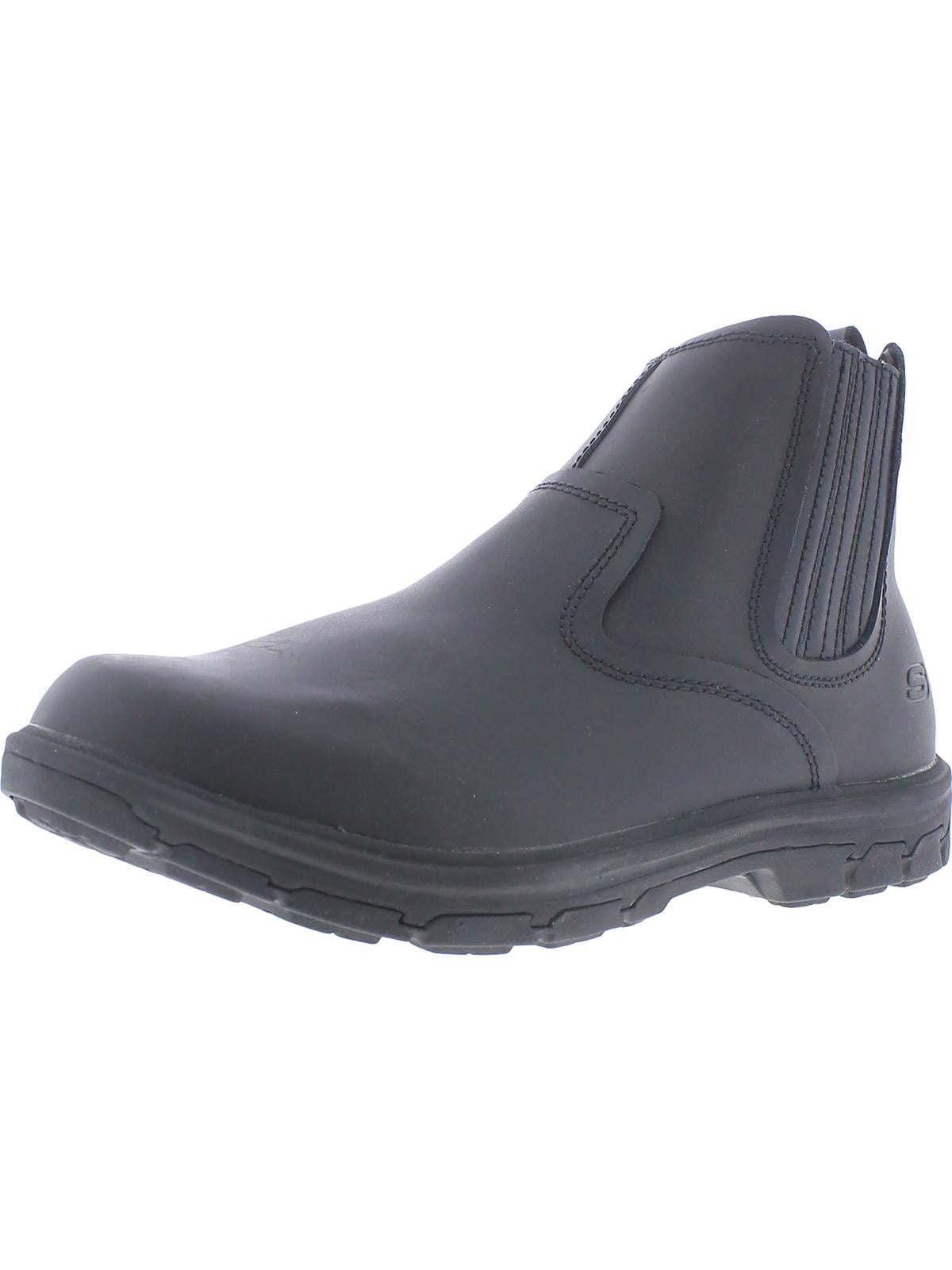 Skechers Mens Segment - Dorton Leather Ankle Chelsea Boots - Walmart.com
