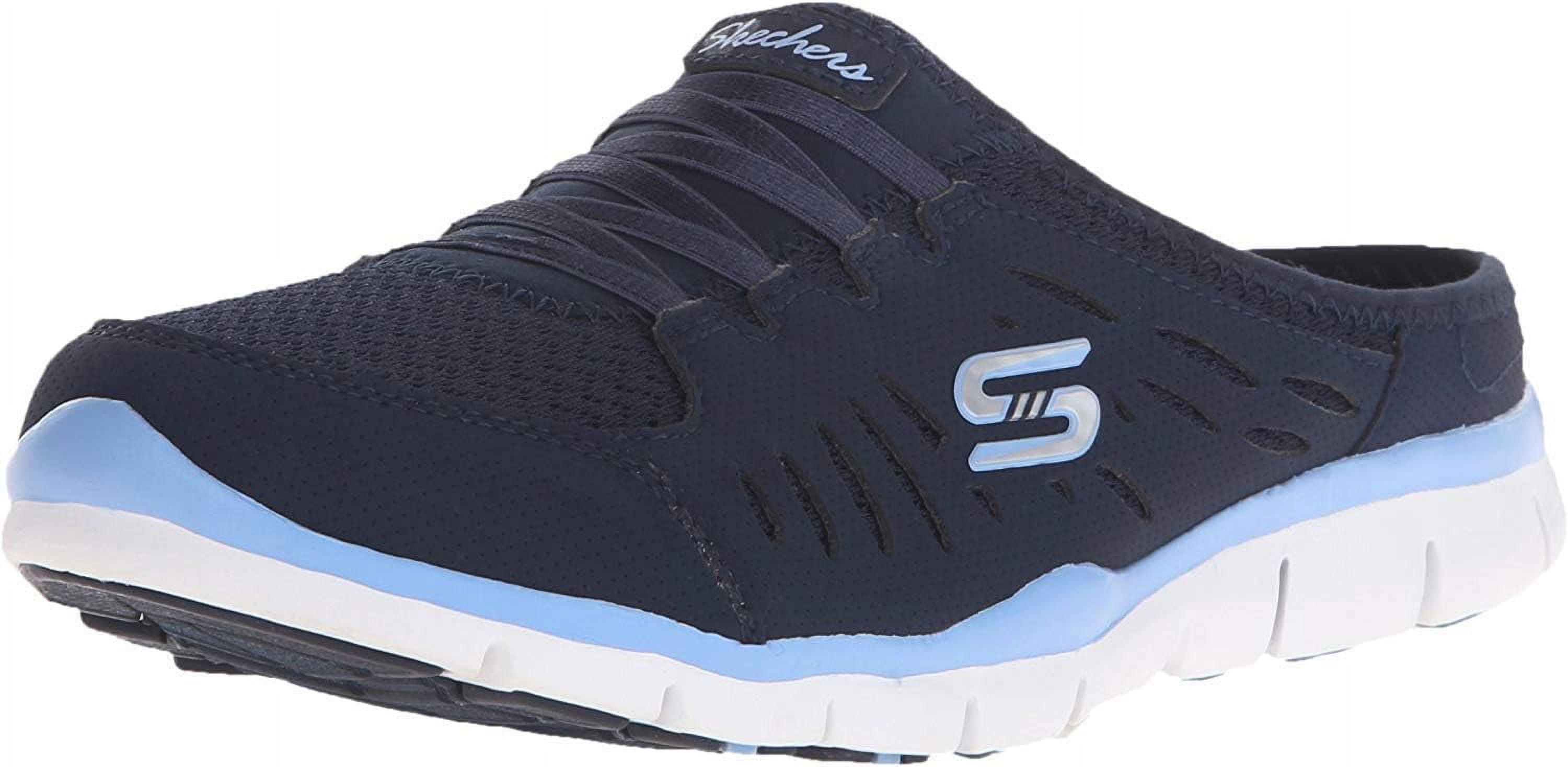 Skechers Sport Women's No Limits Slip-On Mule Sneaker 8.5 Navy/Light ...