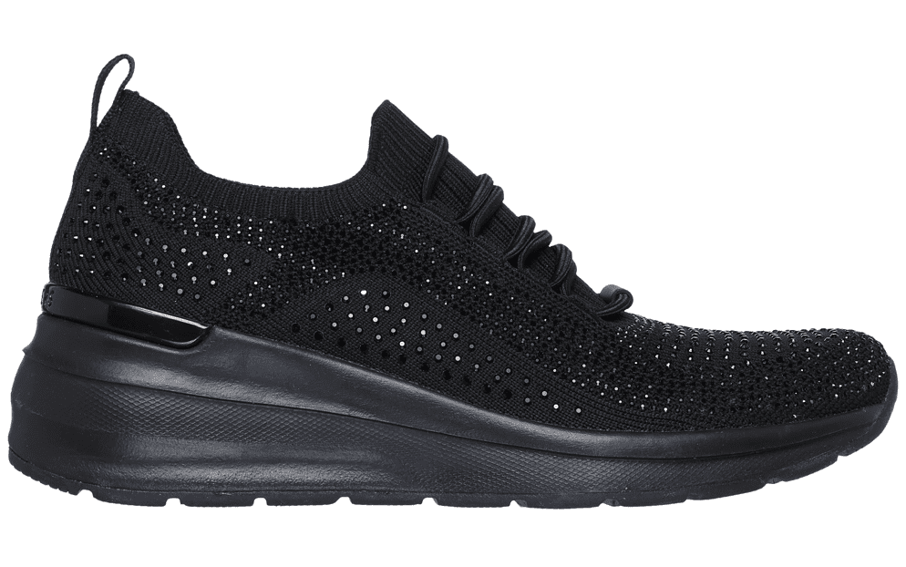 Skechers Women's Street BILLION - RHINESTONE RAMBLER Wedge Sneaker ...