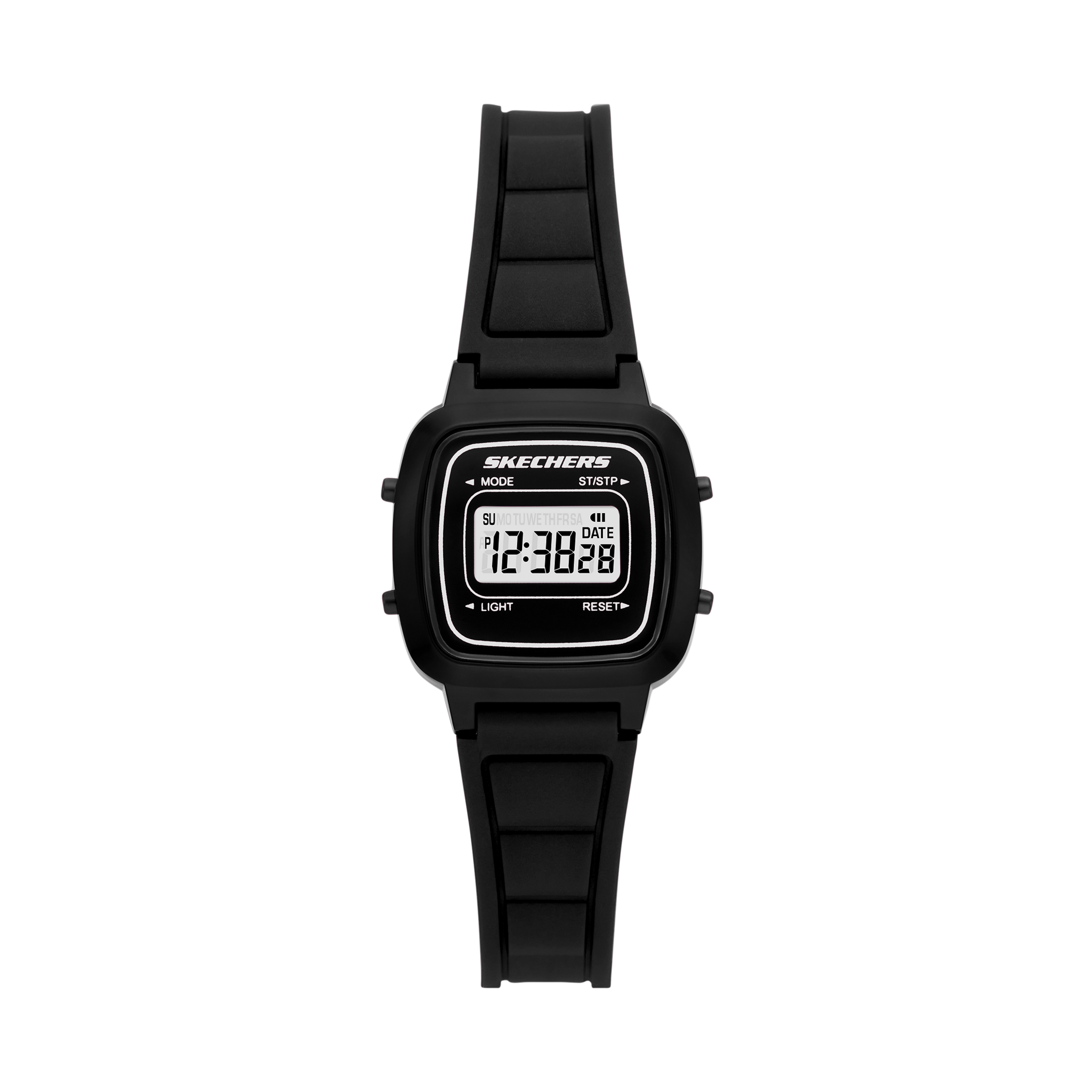 Skechers Women's Alta Digital Chronograph, Black Polycarbonate Watch ...