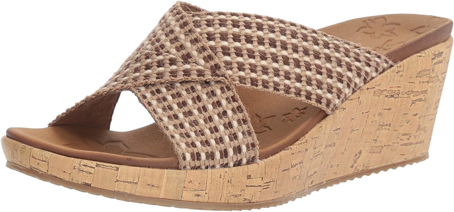 Skechers Women's Beverlee-Delighted Wedge Sandal - Walmart.com