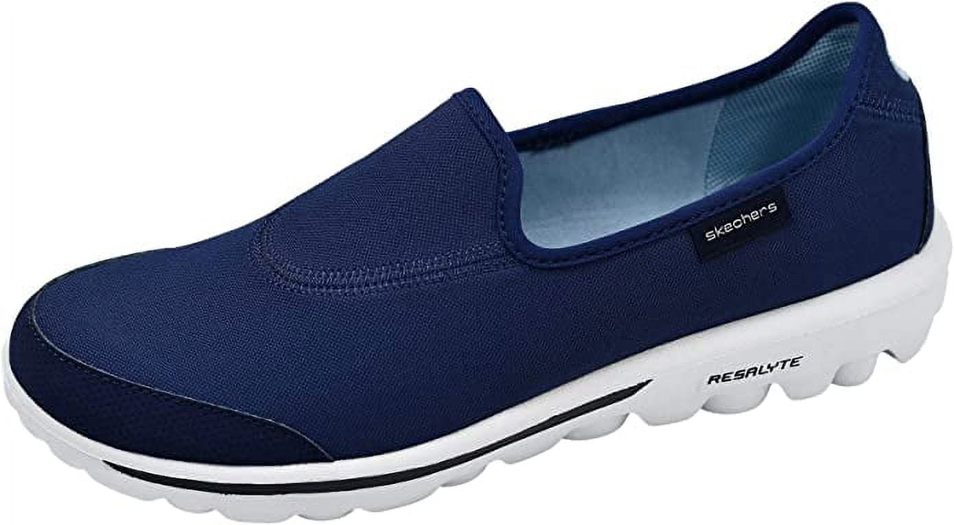 Skechers Women's Go Walk Lightweight Casual Walking Shoe, Roomy, Black ...