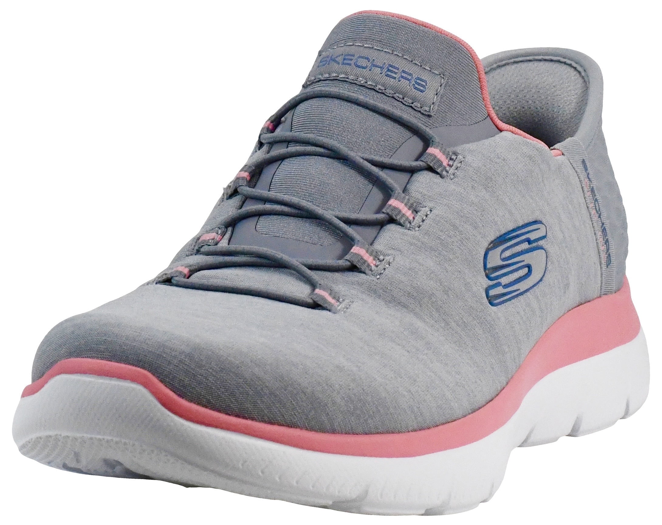 Skechers, Slip-On Sneakers, Summits - Dazzling Haze, Size 6 Wide ...
