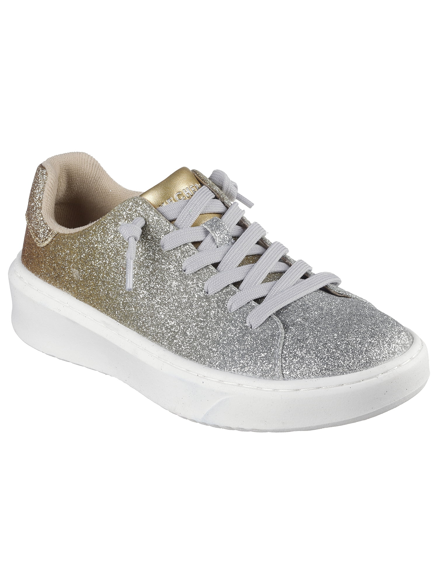 Skechers women's Glitter Sneaker - Street COURT BREAK - GLITZ - Walmart.com