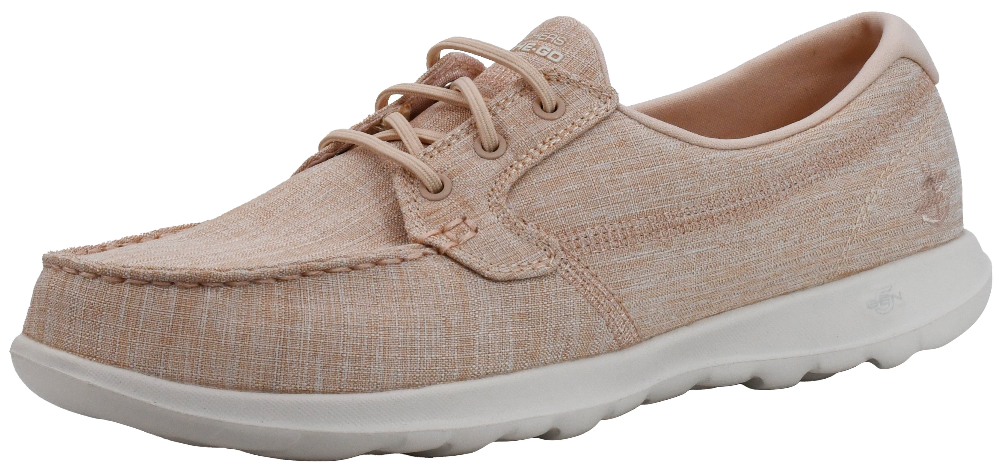 Skechers Womens Go Walk Lite - 15433 Boat Shoe, Light Pink, 7.5 M US ...