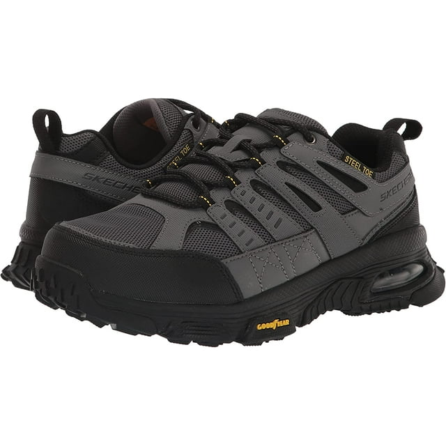 Skechers Work Men's Skech-Air Envoy Arcket Steel Toe Lace-up Work Shoe ...