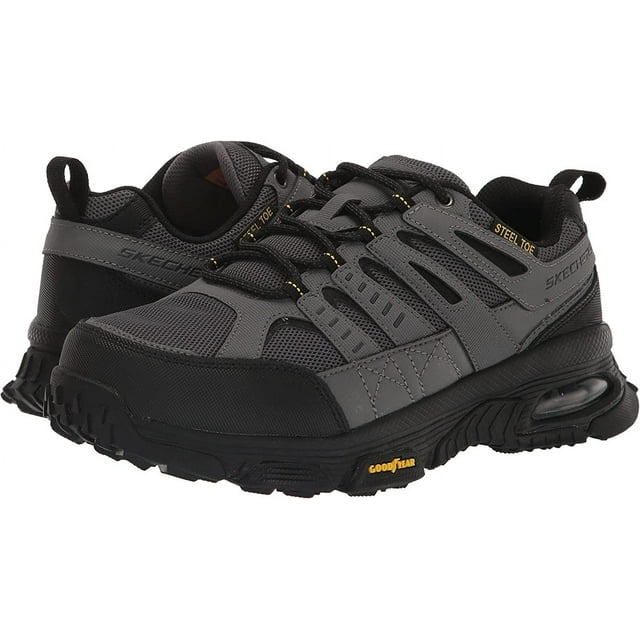Skechers Work Men's Skech-Air Envoy Arcket Steel Toe Lace-up Work Shoe ...