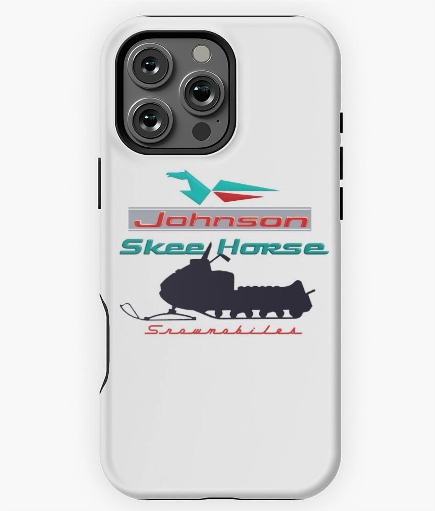 Skee Horse Vintage Snowmobile M0774 Phone Case for iPhone 17 16 15 14 ...