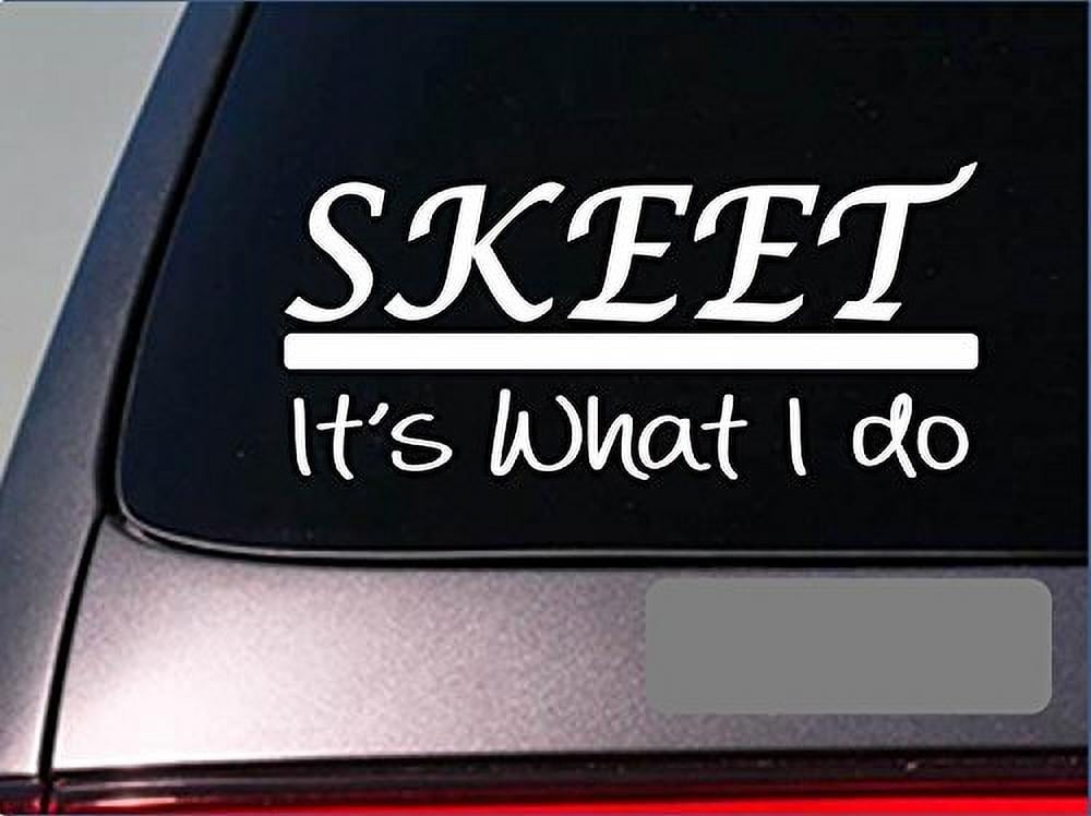 Skeet sticker decal *E259* clay target shotgun skeet shooting glasses ...