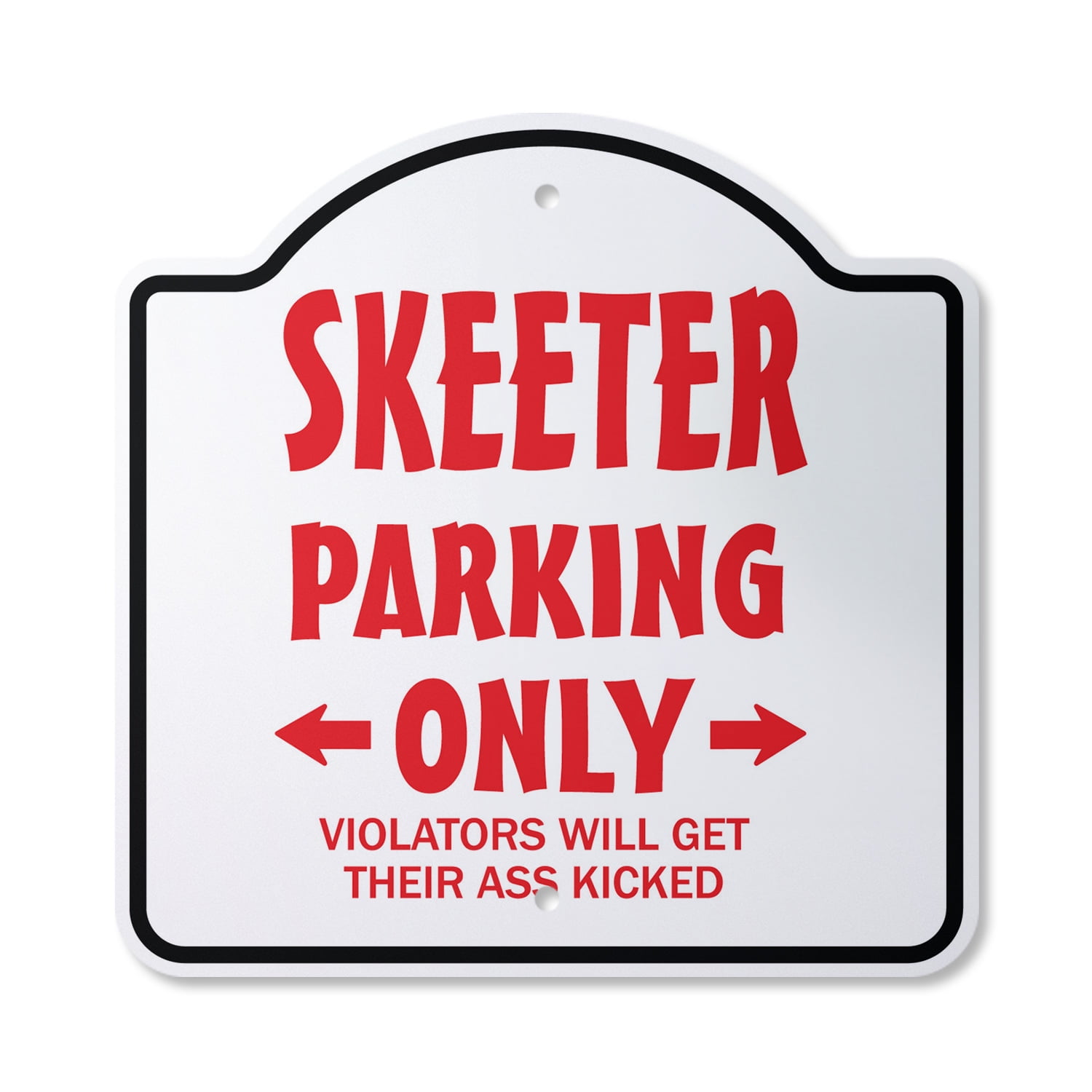 Skeeter Parking 12" X 12" Sign | Indoor/Outdoor Plastic | SignMission ...