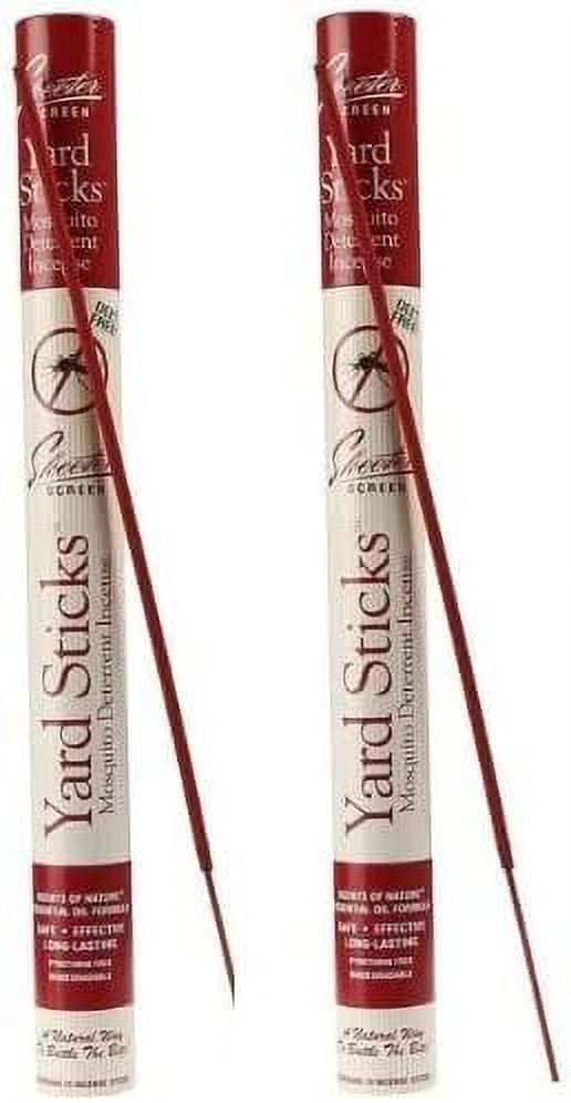 Skeeter Screen 15 Count Deet Free Mosquito Deterrent Incense Sticks ...