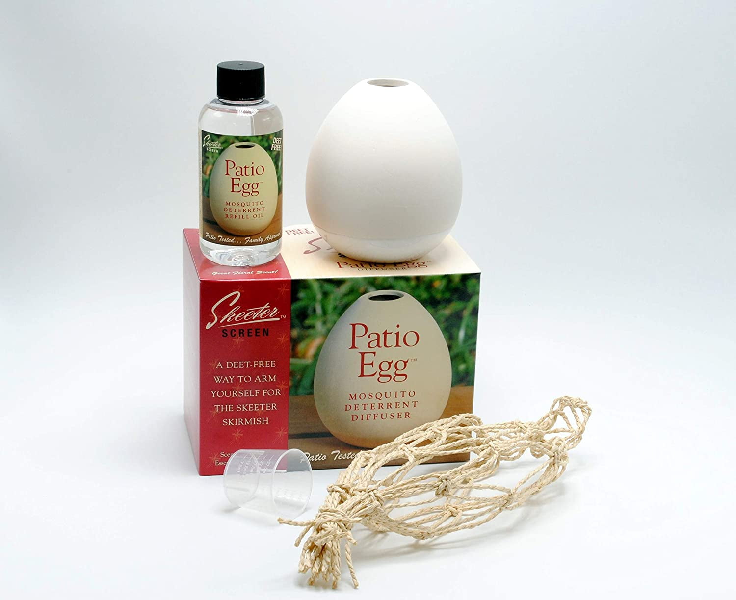 Skeeter Screen Patio Egg Insect Deterrent Diffuser for Mosquitoes 4 oz ...