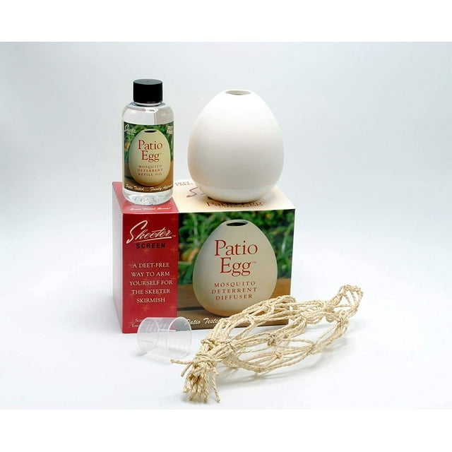 Skeeter Screen Patio Egg Insect Deterrent Diffuser for Mosquitoes 4 oz ...