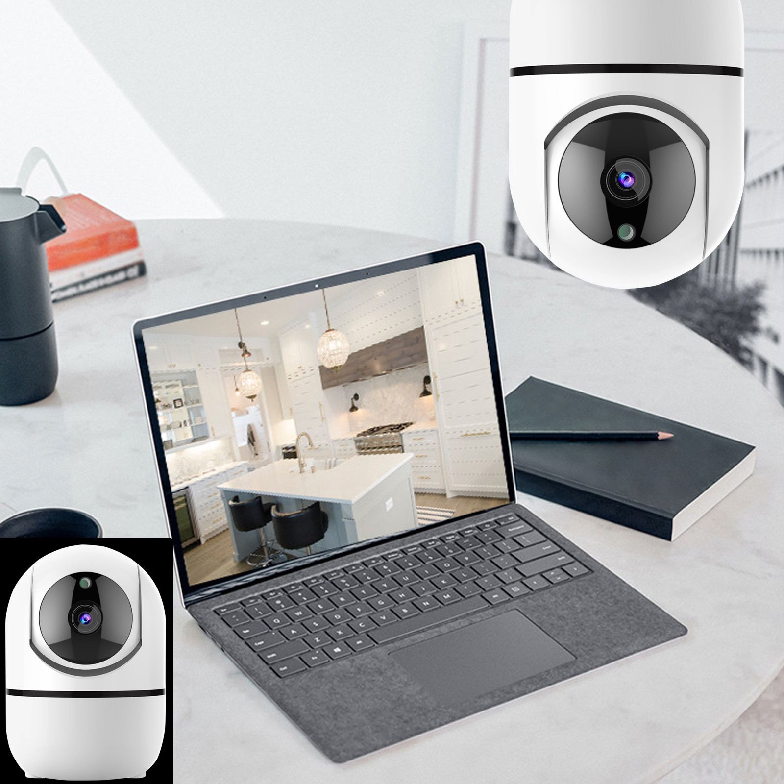 Skegnu 50% Off Clear! HD Home Indoor Camera Head Shaker Remote Camera ...