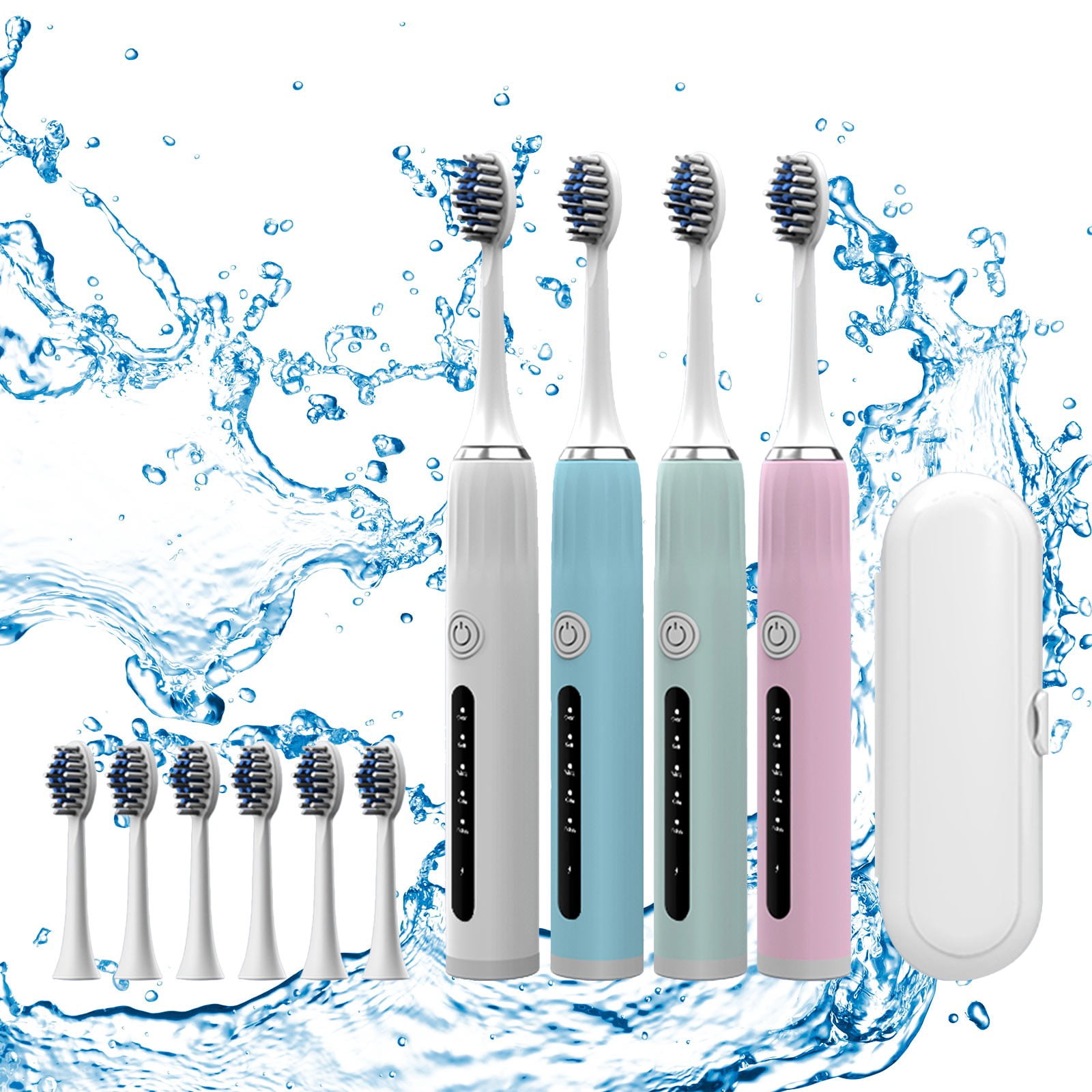 Skegnu Back to School Supplies Soft Bristle Smart Toothbrush Kids ...