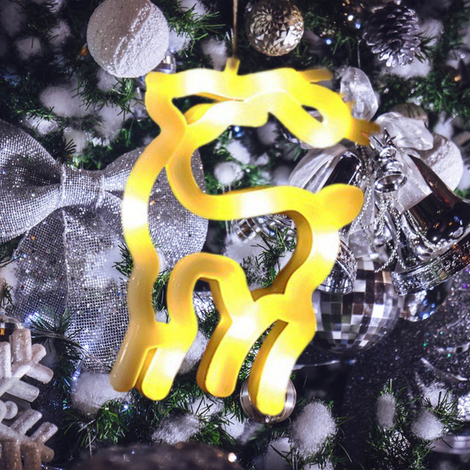 Skegnu Christmas Lights LED Leather Cord Light Christmas Suction Cup ...