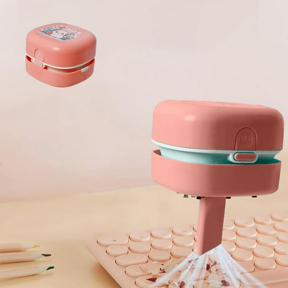 Skegnu Desk Vacuum, Mini Desktop Vacuum Cleaner With USB Charging Crumb ...