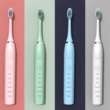 AutoBrush Sonic Pro U Shaped Electric Toothbrush, Soft Nylon Bristles ...