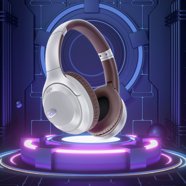 Headphones Skegnu Headworn Bluetooth Earphones With Display Screen And ...