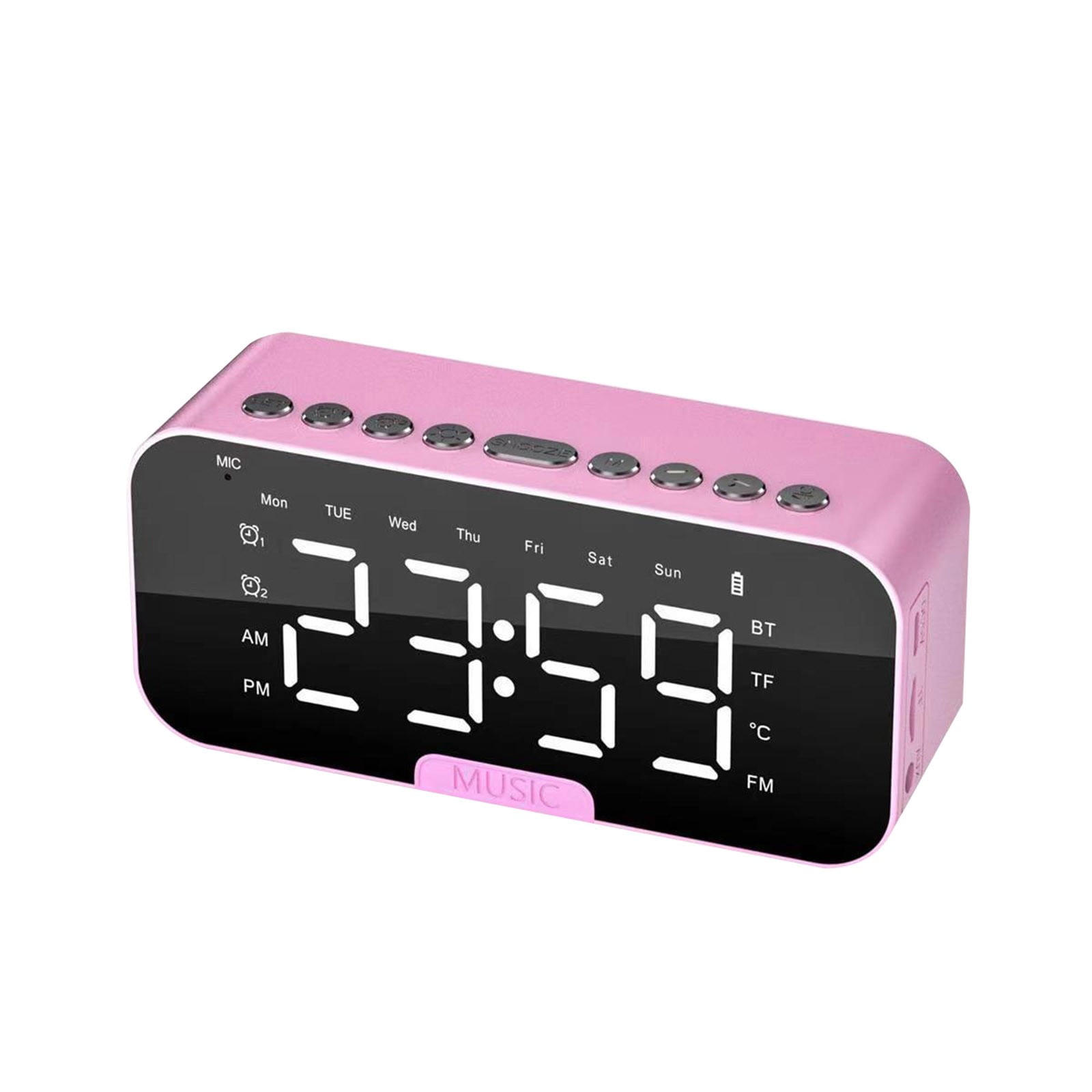 Skegnu Loud Alarm Clock Innovative Timepiece Redefined Sleek Mirror ...