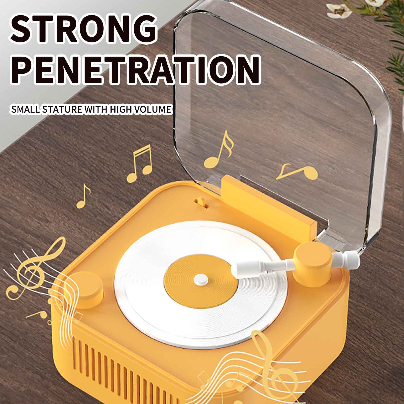 Skegnu Portable Audio Stereo Speakers Vintage Bluetooth Speaker ...