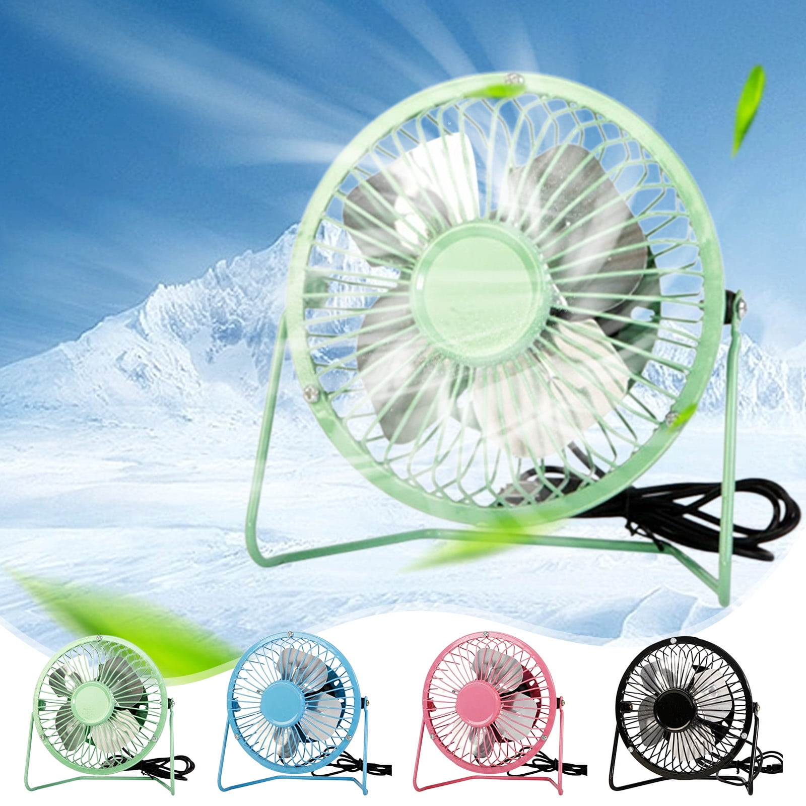 Skegnu Portable Small Fan for Home New USB Ear Small Fan Large Wind ...