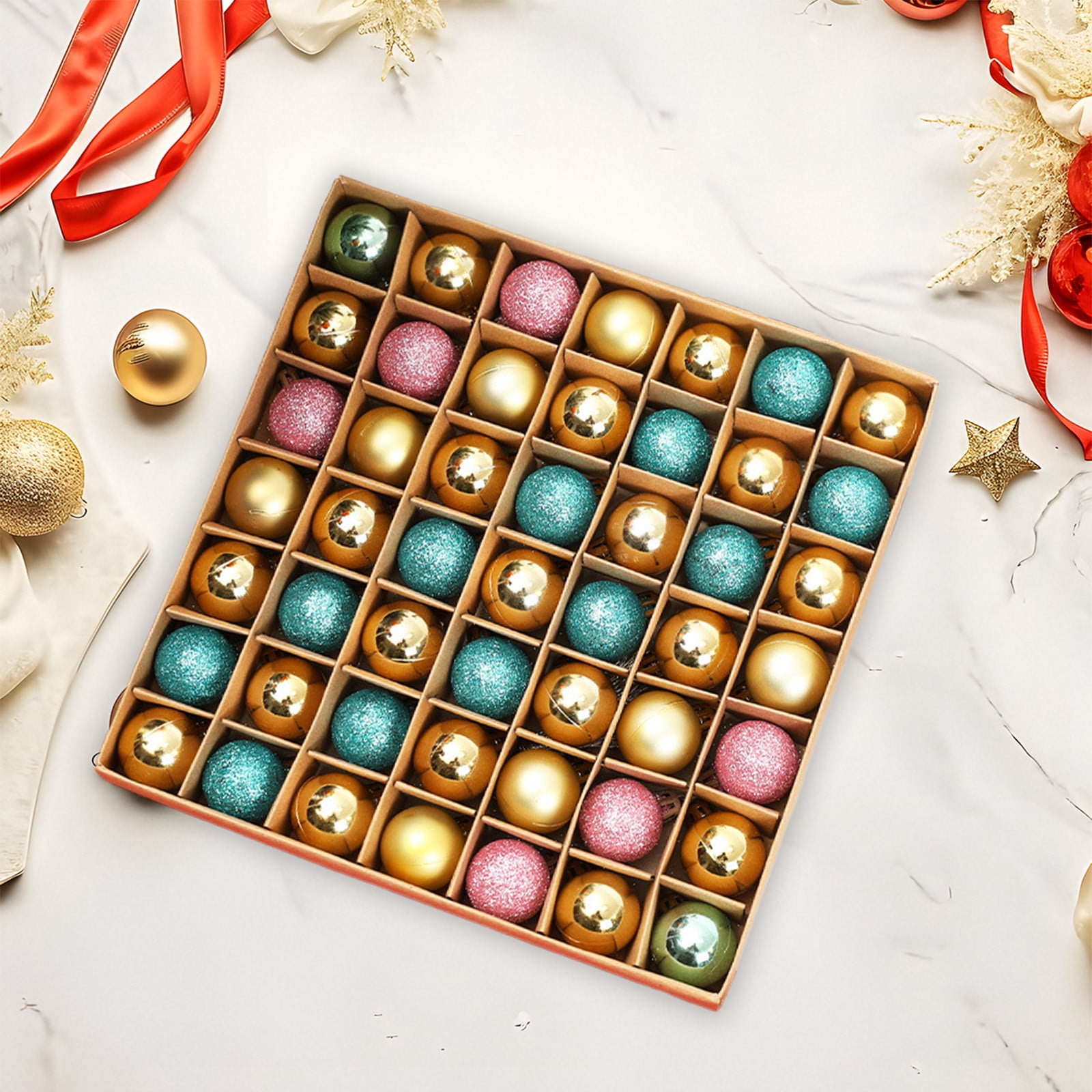 Skegnu Shatterproof Christmas Hanging Ball Decorations for Xmas ...