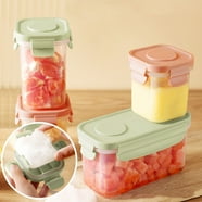 QTOCIO Food Storage Containers, Portable Plastic Partition Integrated ...