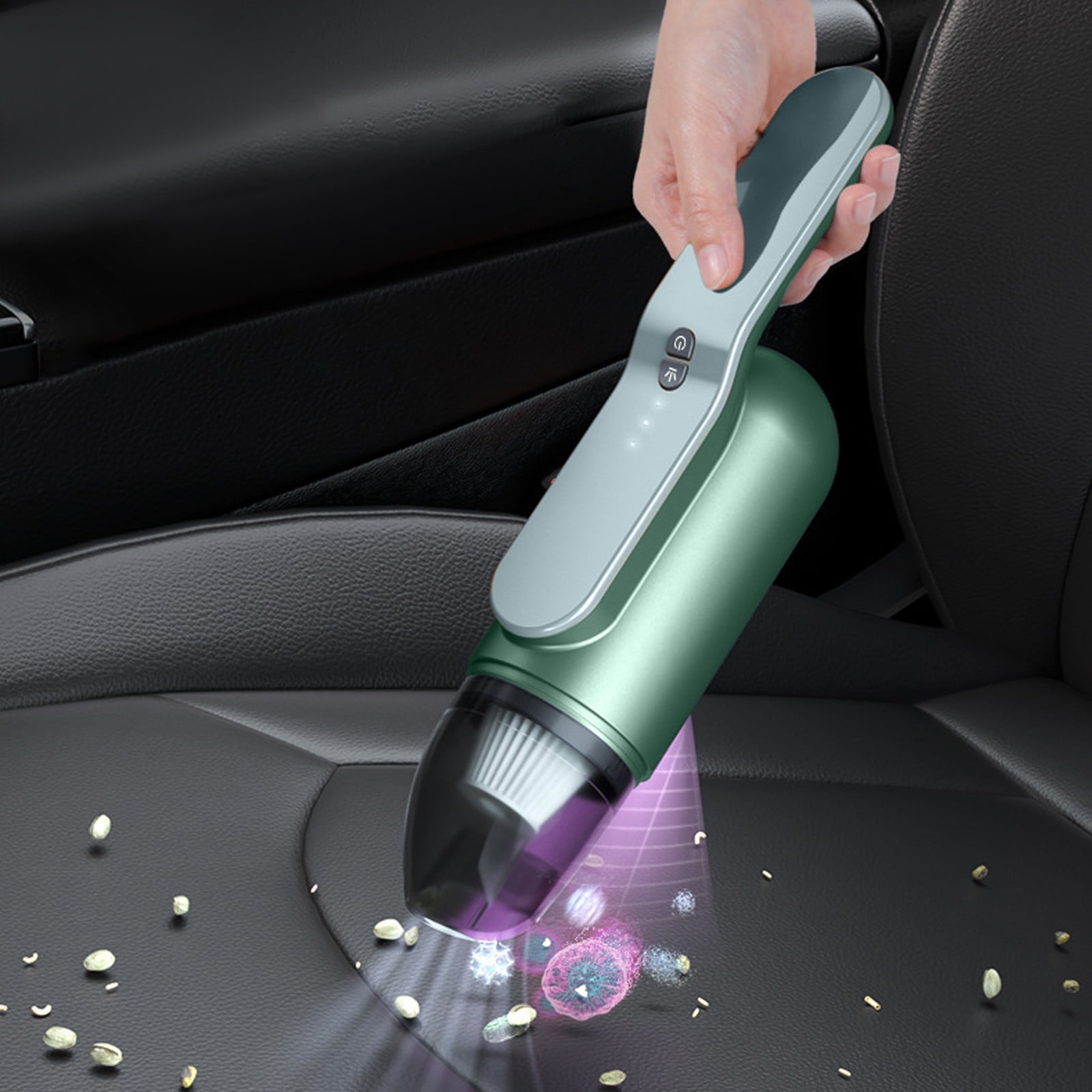 Skegnu Vacuum Cleaners for Home Small Handheld Vacuum,USB Rechargeable ...