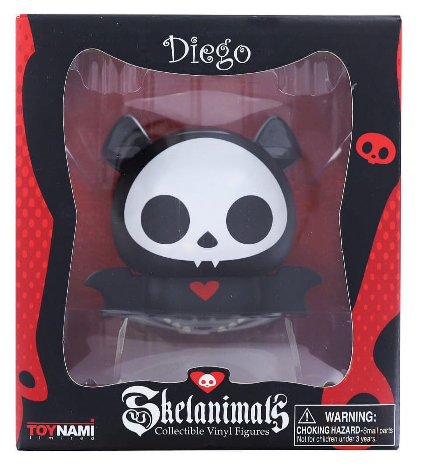 Skelanimals 4.5 Inch Collectible Vinyl Figure | Diego the Bat - Walmart.com