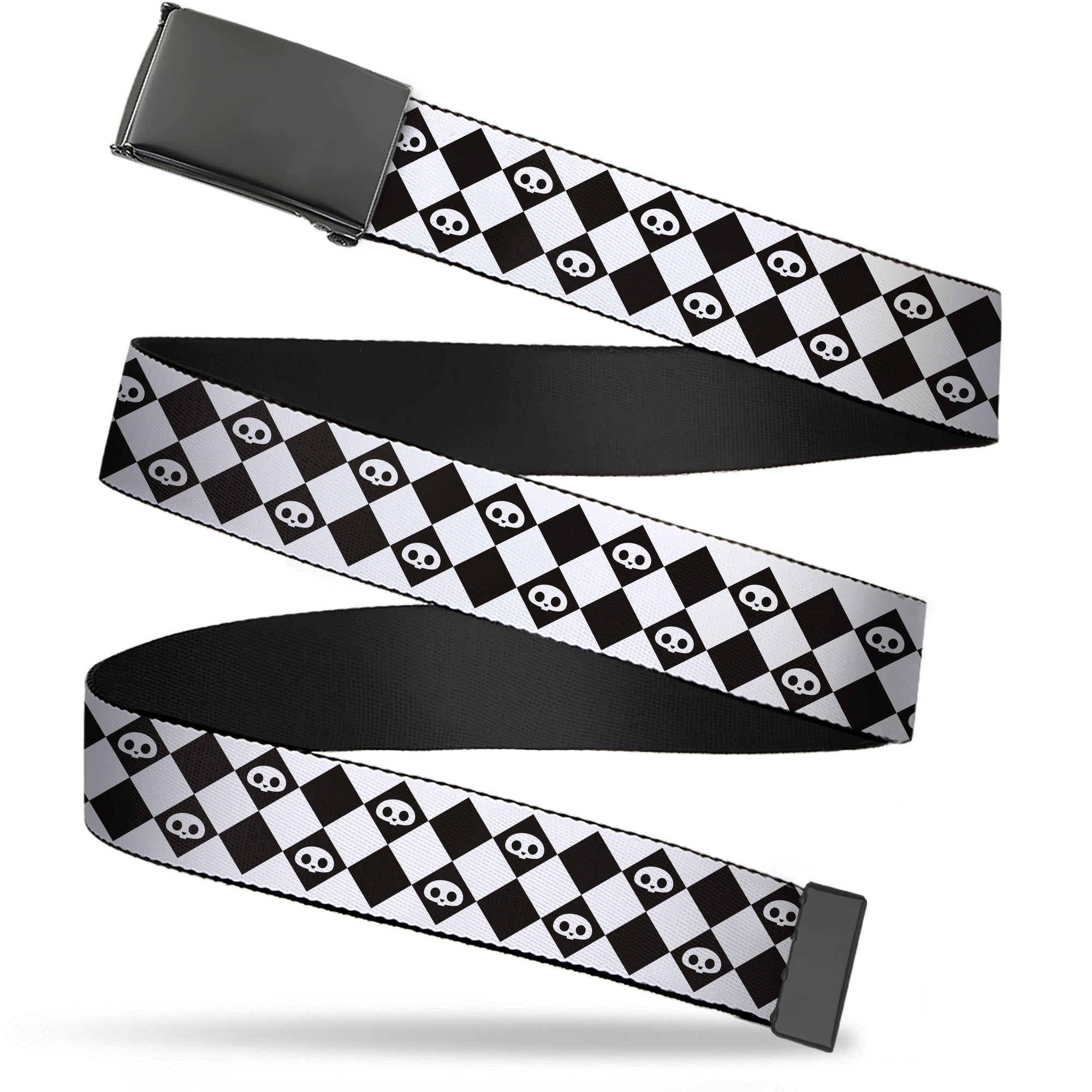 Adjustable Belt, Clamp Buckle, Cut-to-Fit, Skelanimals Face Logo ...