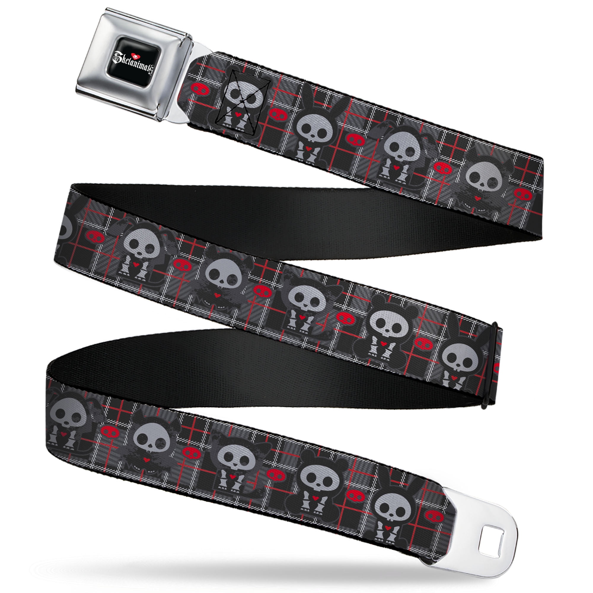 Skelanimals Belt, Seatbelt Buckle Belt, Skelanimals Five Animals and ...