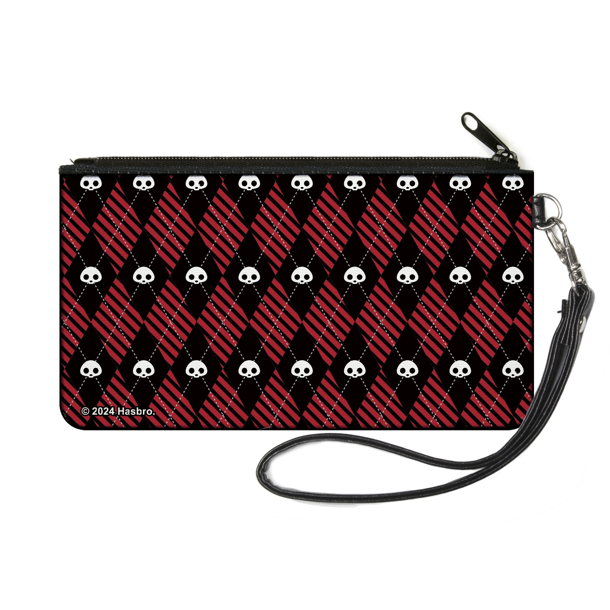 Skelanimals Wallet, Zip Pouch, Skelanimals Face Logo Diamond Plaid ...