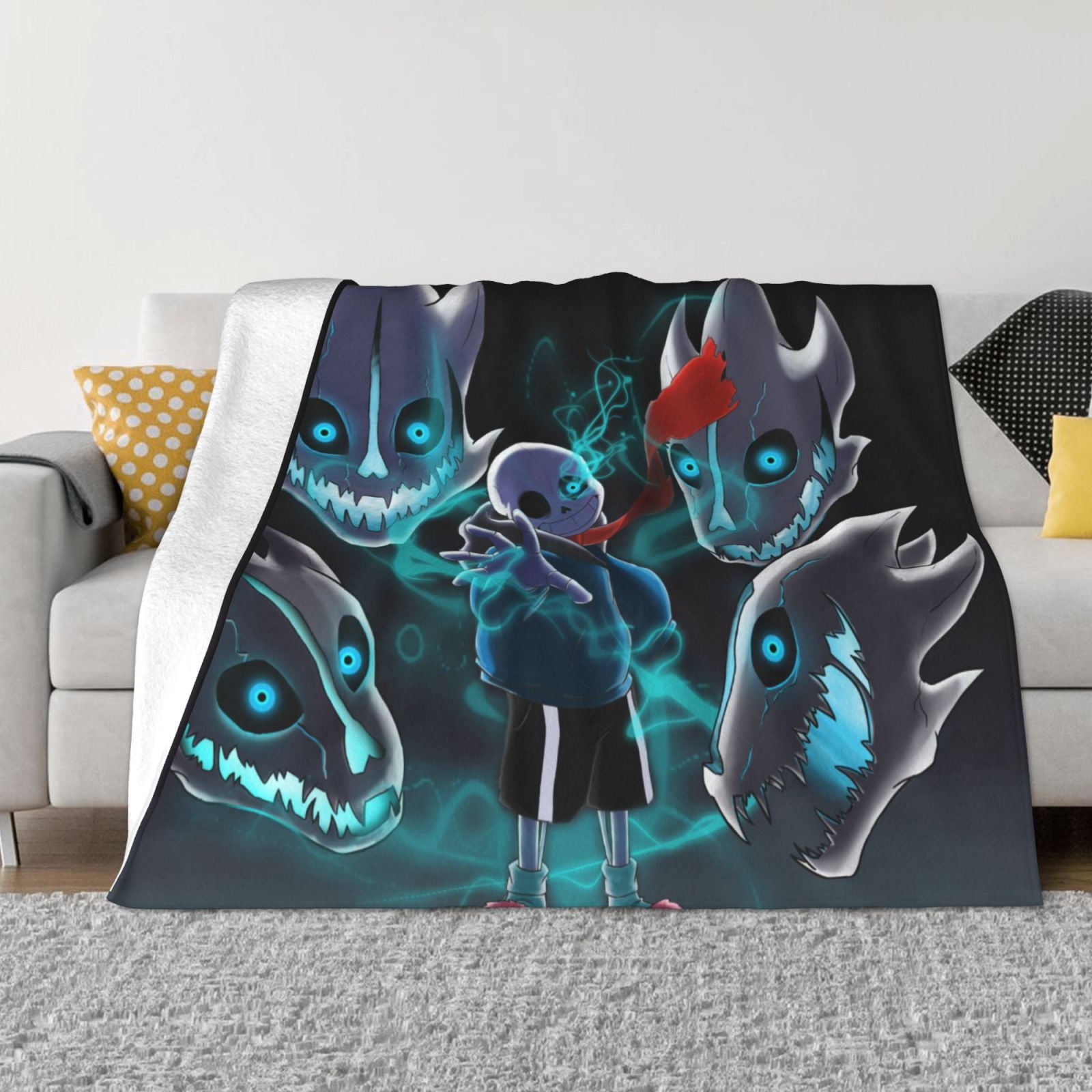 Skelete Sans Undertale Blanket Cozy Ultra-Soft Micro Flannel Fleece ...