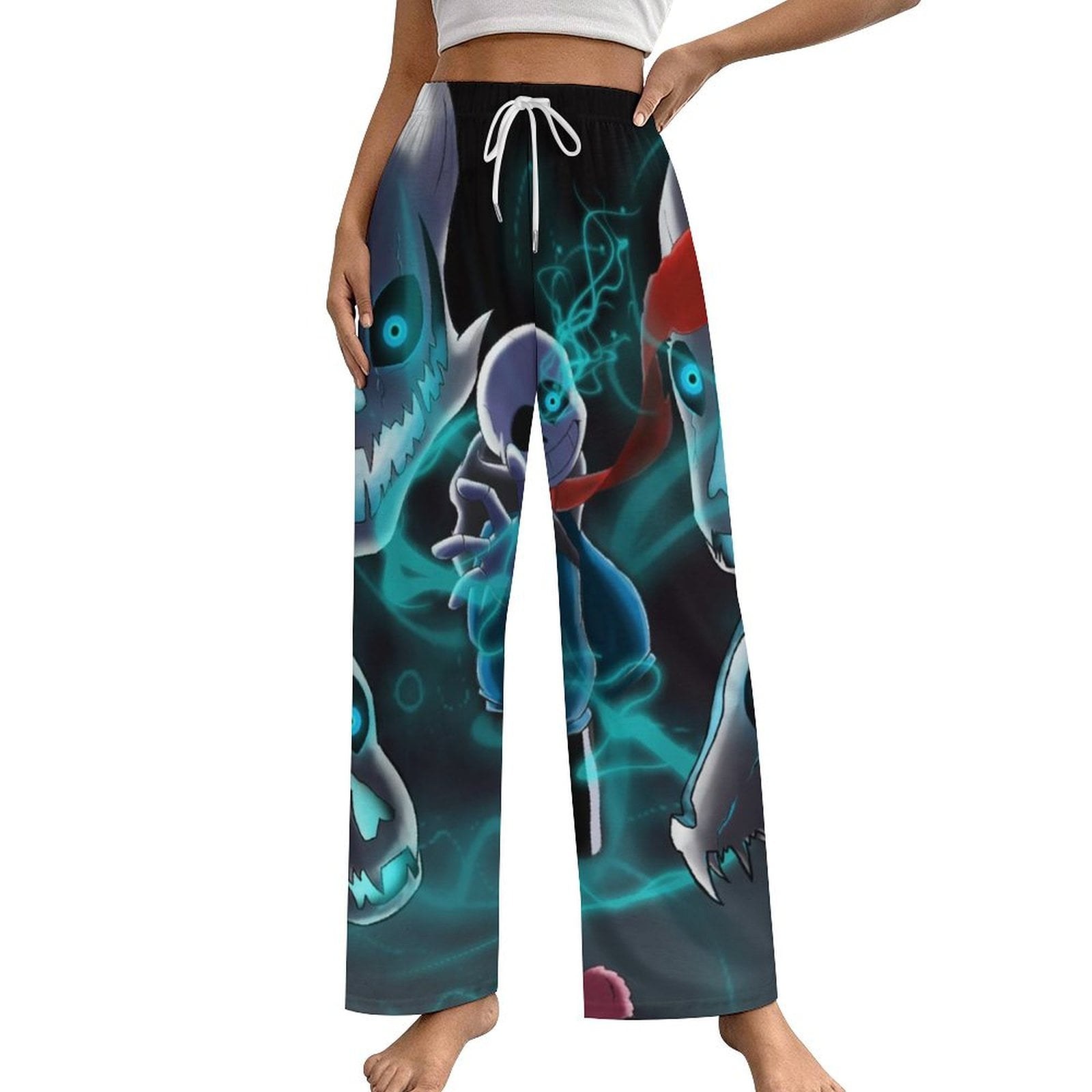 Skelete Sans Undertale Home Pajama Pants For Womens Comfortable Soft ...