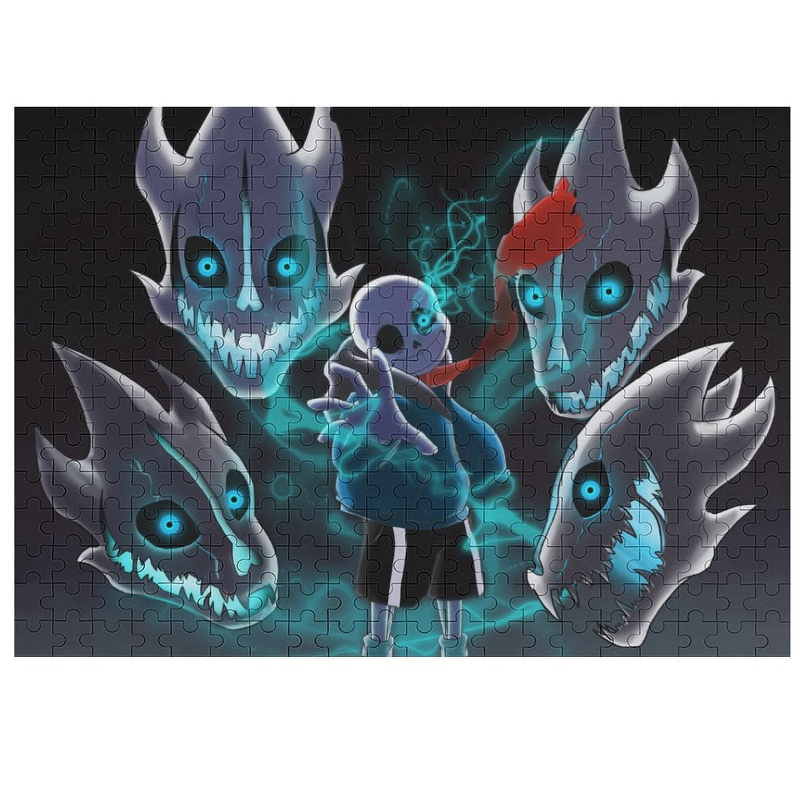 Skelete Sans Undertale Jigsaw Puzzles Interlocking Puzzles Home Decor ...